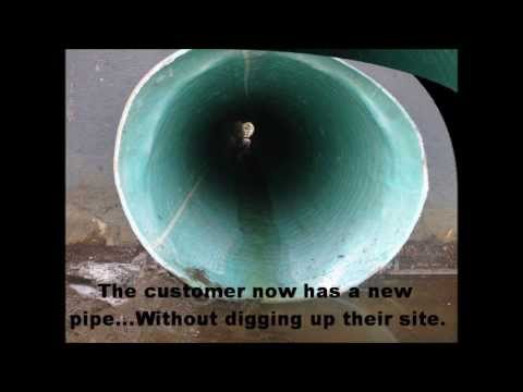 Magic Pipe - 36" Storm Drain Reline Collapsed CMP - YouTube