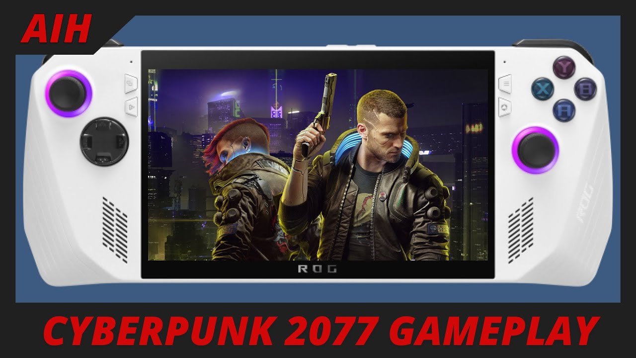 ASUS ROG Ally Cyberpunk 2077 Gameplay & Settings - YouTube