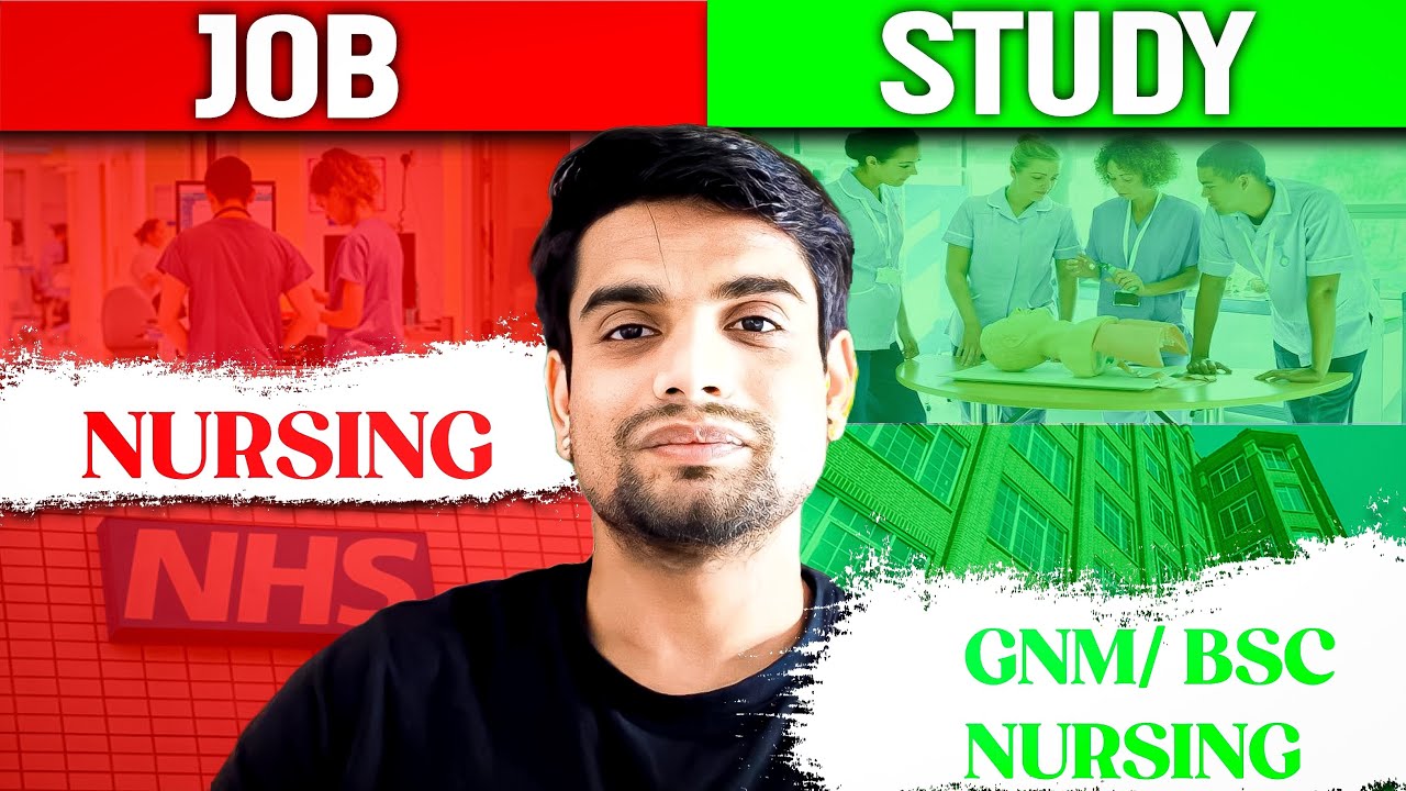 JOB VS STUDY 📖 | GNM NURSING | BSc NURSING #uknurse #aiims #norcet #gnm ...