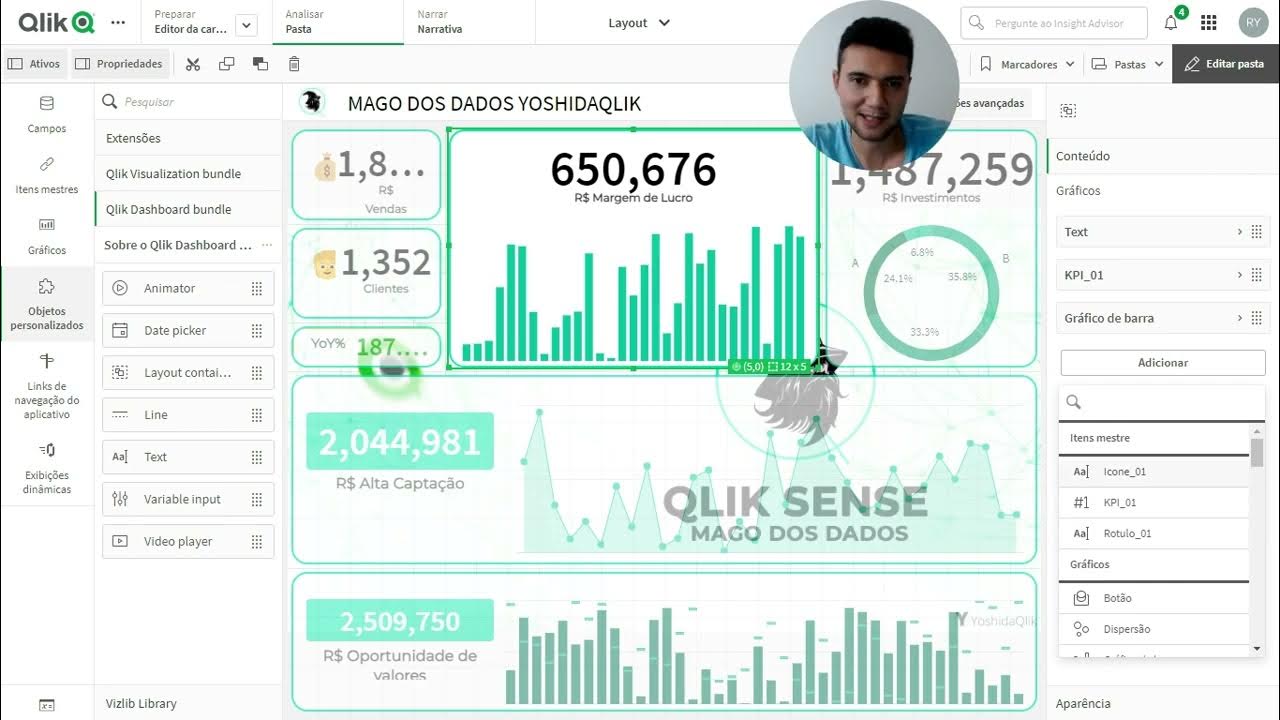 Algumas dicas do novo LayoutContainer do Qlik Sense - YouTube