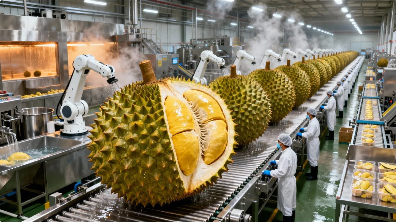 Inside a Modern Pineapple Factory: From Raw Fruit to Industrial Cutting ...