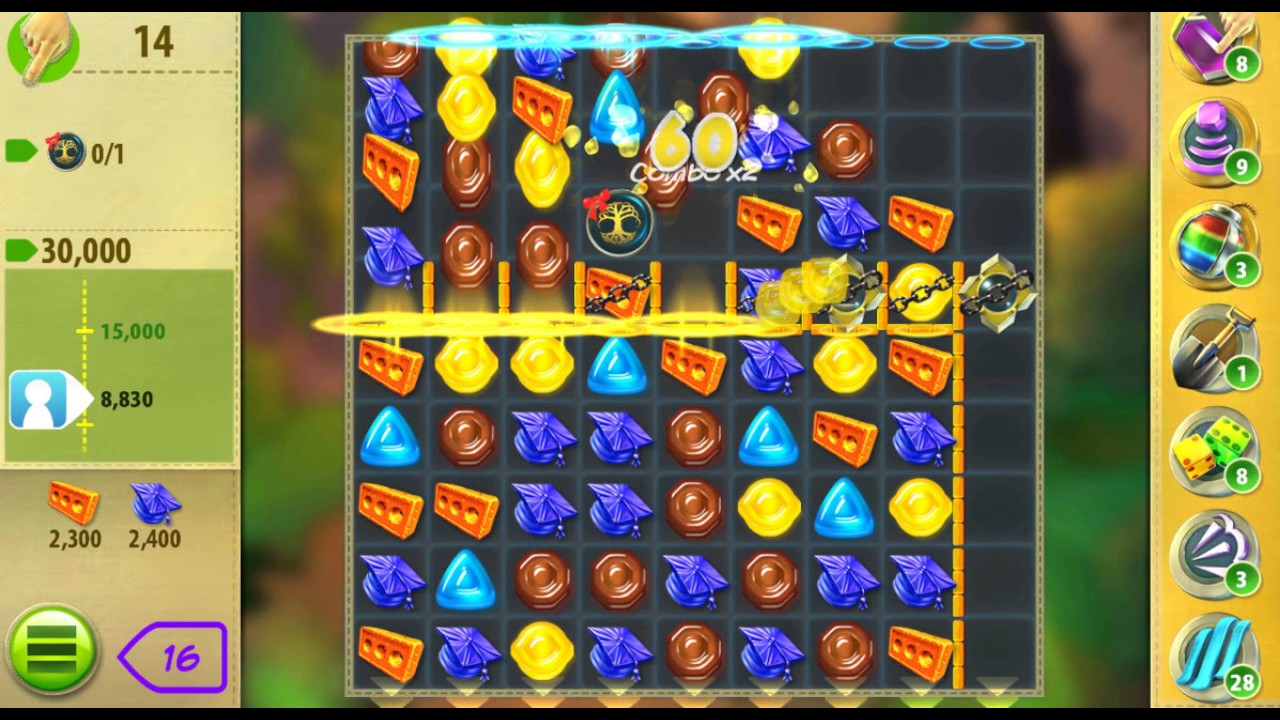 Gummy Drop - Emerald Grove - Level 16 - YouTube
