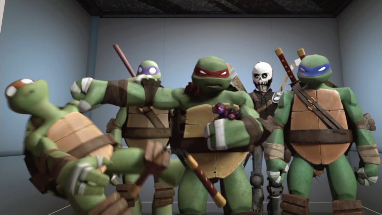 Elevator Scene | Teenage Mutant Ninja Turtles Legends - YouTube