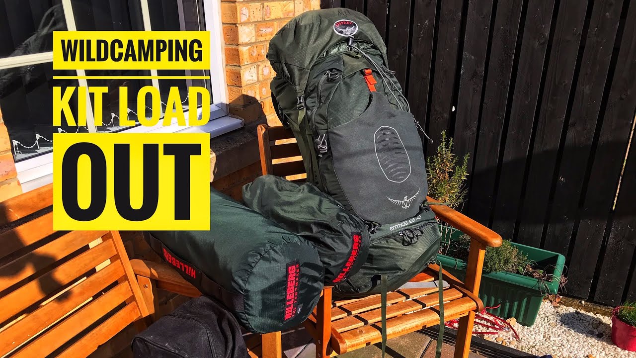 WILDCAMPING KIT LOAD OUT - YouTube