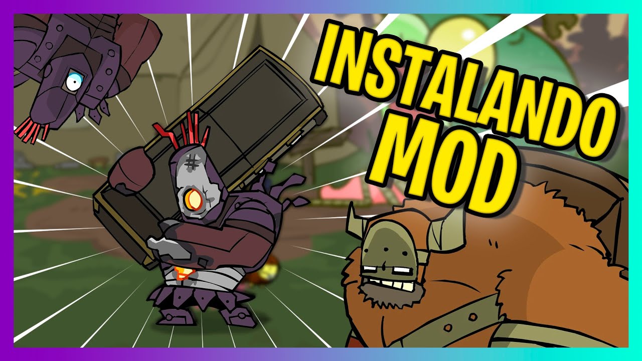 Como Instalar Mod no CASTLE CRASHERS Remastered - YouTube