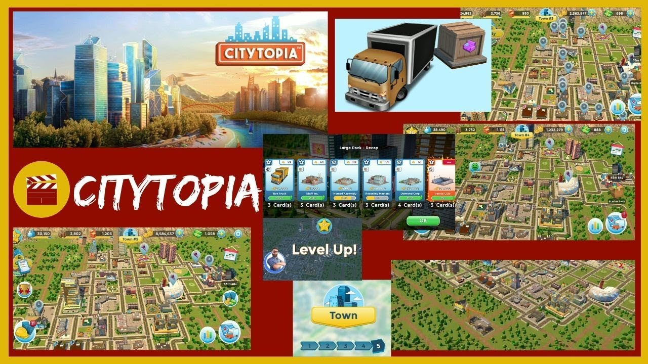 Citytopia. New city level 31 - TOWN (Android) - YouTube