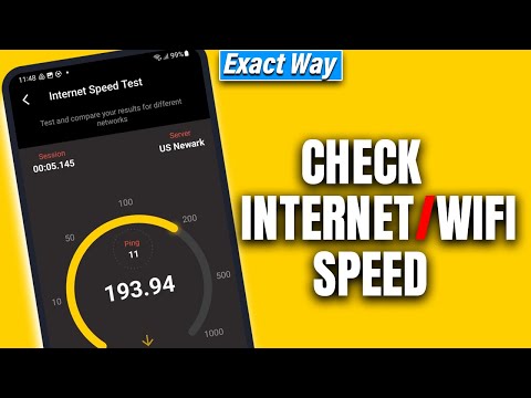 How to Check Internet wifi Speed on Mobile || How To Perform Internet Speed Test On Android