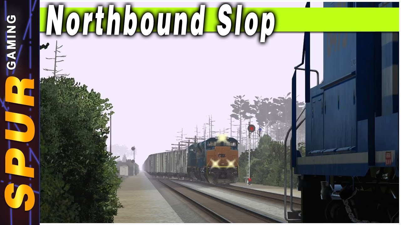 Running a Northbound Slop Freight -Fitzgerald Sub - Run 8 Train Simulator - YouTube