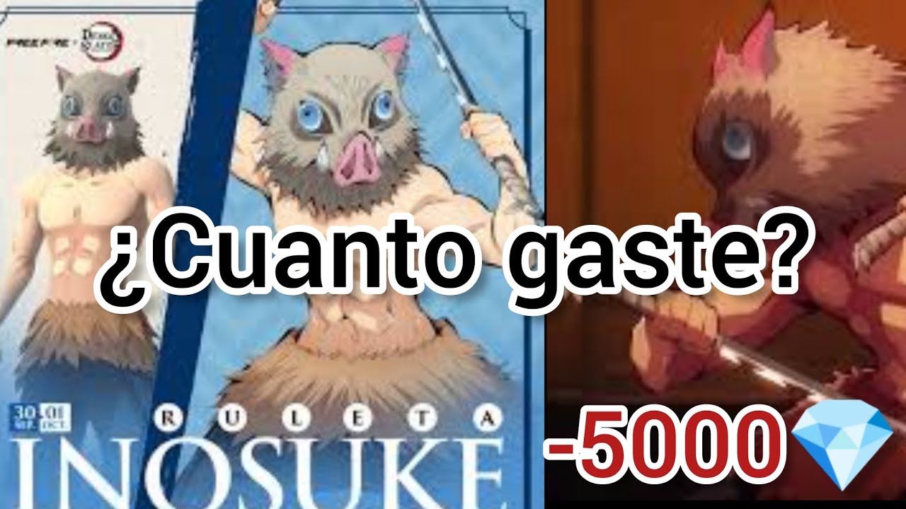 Demon Slayer x free fire : Inosuke Hashibira - YouTube