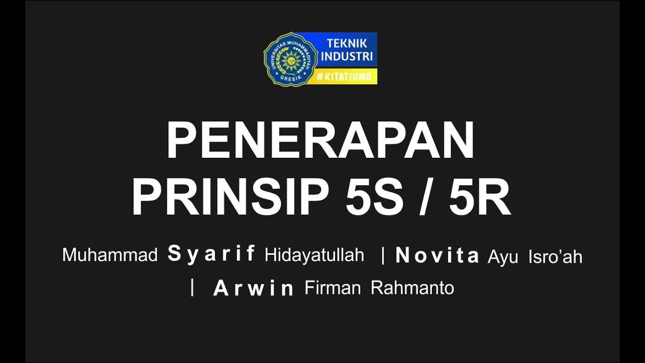 Penerapan Prinsip 5S / 5R di Lingkungan Laboratorium - Kelompok 3 - YouTube