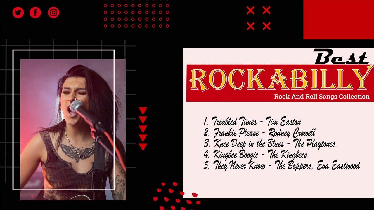 Best Rockabilly Rock And Roll Songs Collection - Top Classic Rock N ...