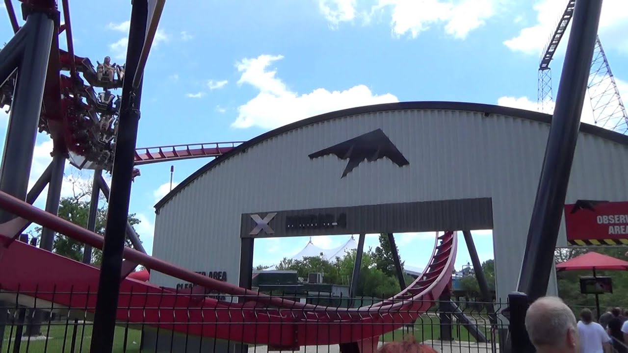 X Flight at Six Flags Great America - YouTube