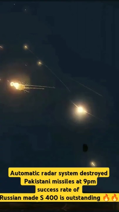 automatic radar systems destroy all the missiles at jammu border at 9pm 8/5/25 #indiaatwar #s400 ...