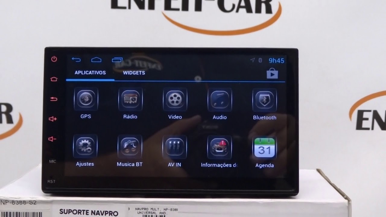 Central Multimídia Caska Brasil Nav Pro Universal Com Android By Enfeit ...