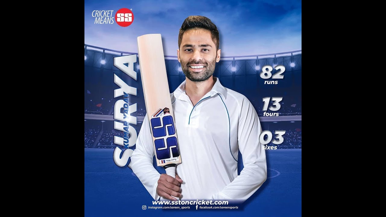 SS TON Factory Hand Selected Original Player Cricket Bats - Stock Video ...