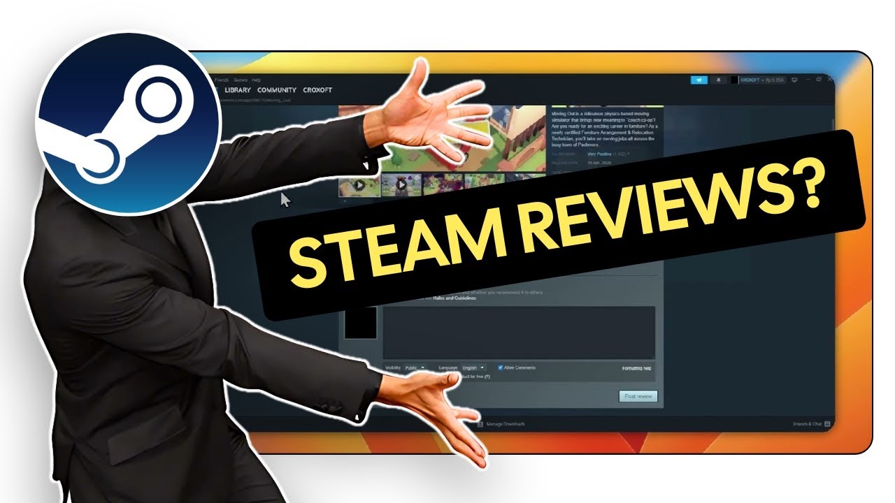 How to Review Steam Games You Played (or Purchased) - YouTube