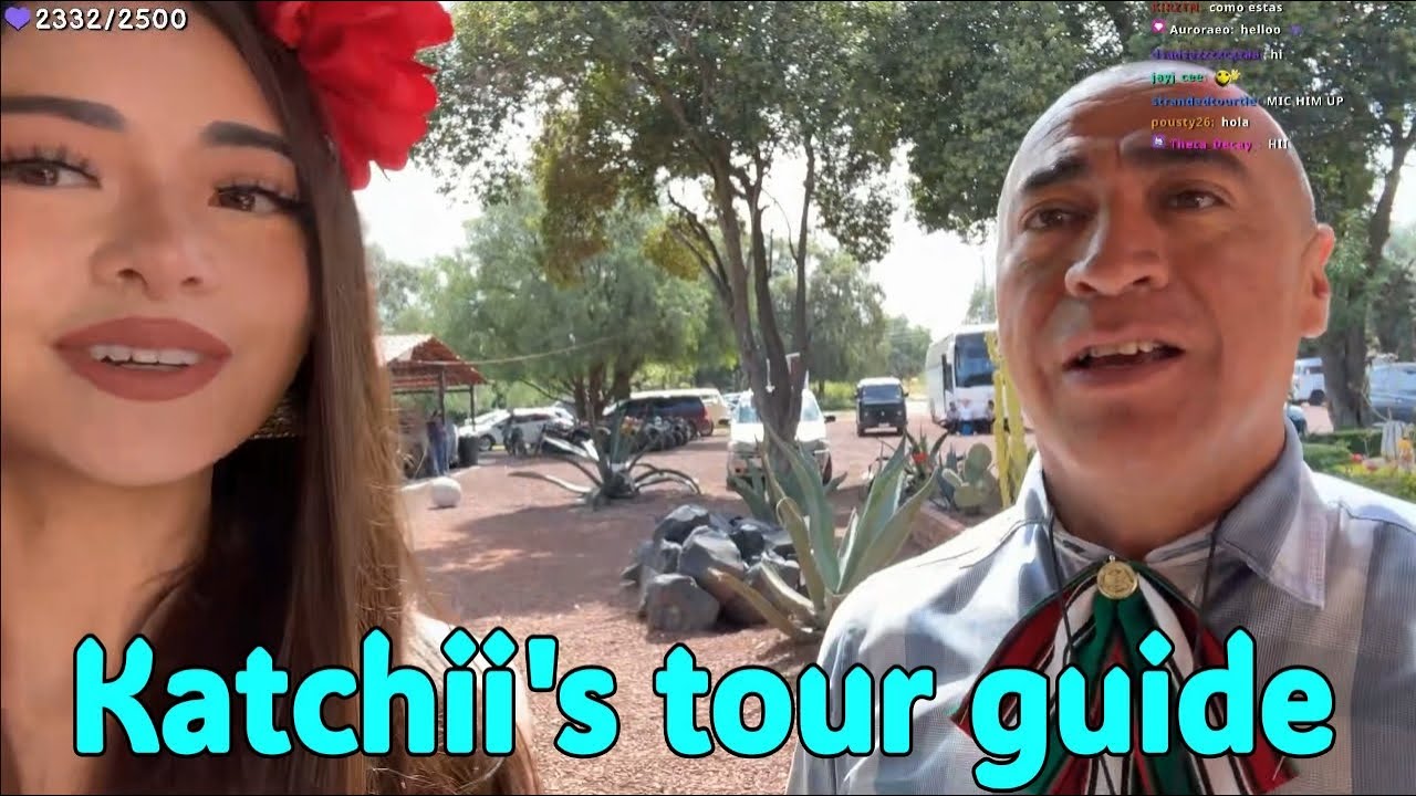 Katchii with her cool tour guide before they go out for Mexican tour ...
