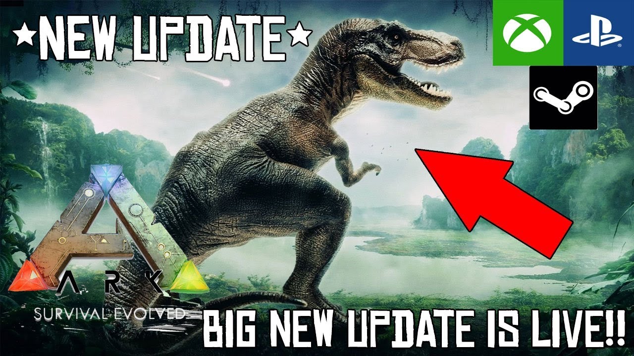 *BIG* NEW UPDATE FOR ARK Survival Evolved is LIVE TODAY!! - MESH IS ...
