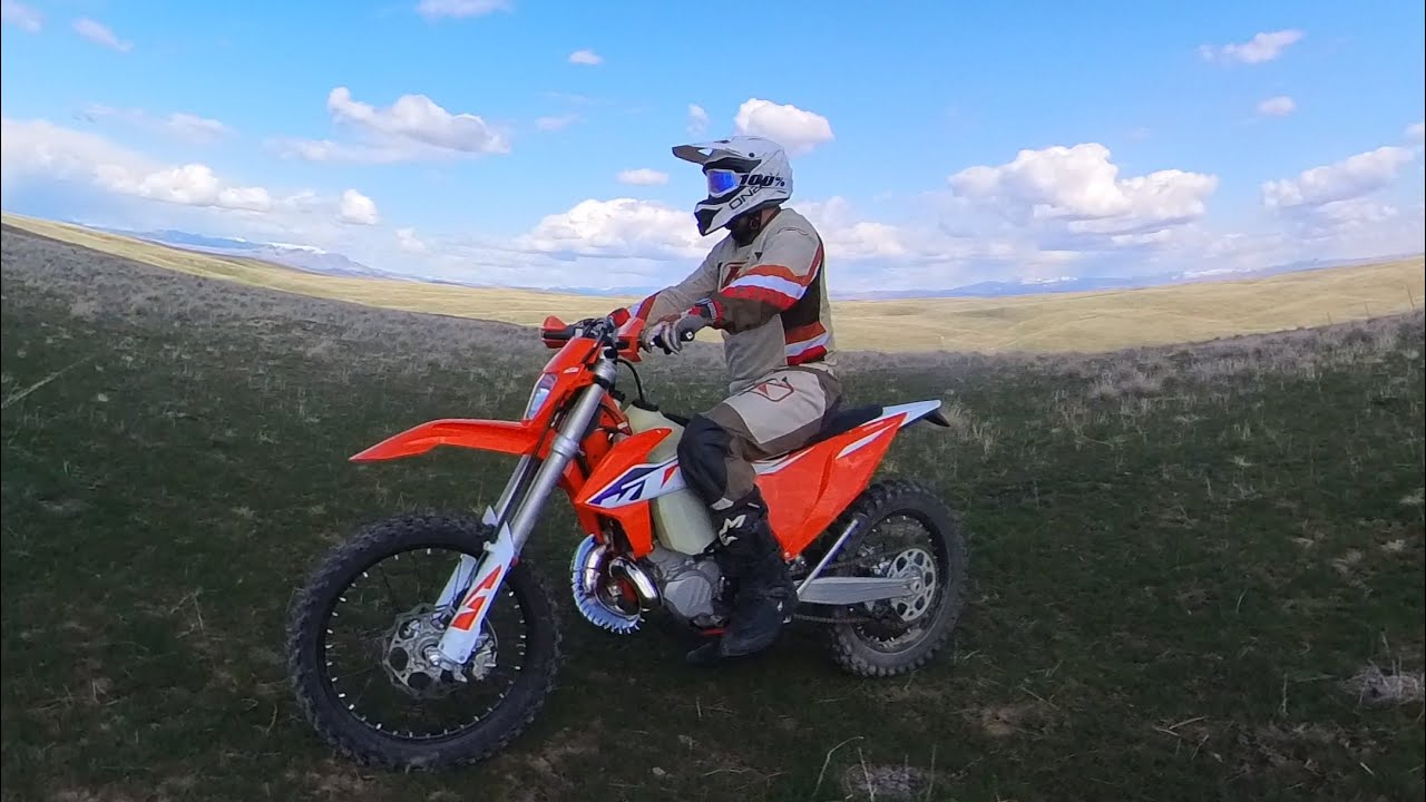 First ride on 2023 KTM 300 XC-W - YouTube
