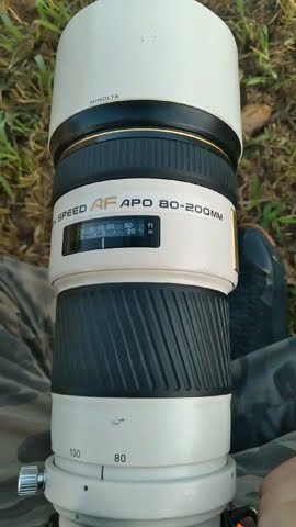 Lente Minolta 70-200 2.8 high Speed - YouTube