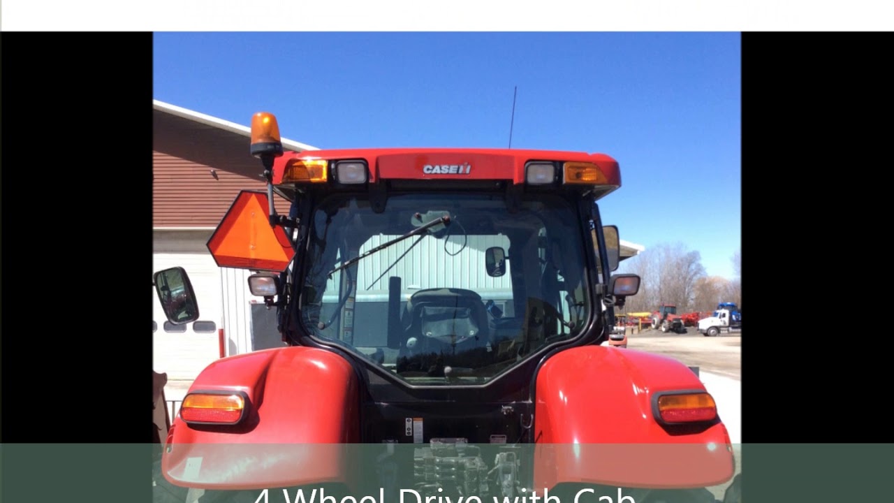 Case IH MX125 - YouTube