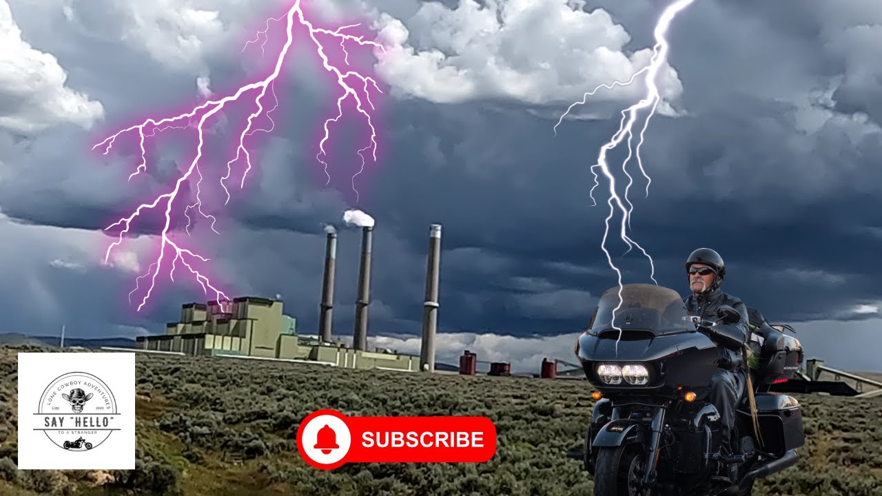 We dodged the rain again!! Wyoming to Colorado on our Harley Davidsons ...