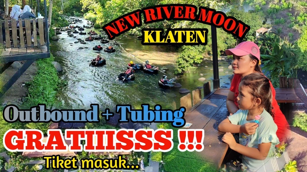 NEW RIVER MOON Klaten‼️ Adventure resto & fun || sensasi berpetualang di AIR sungai jernih - YouTube