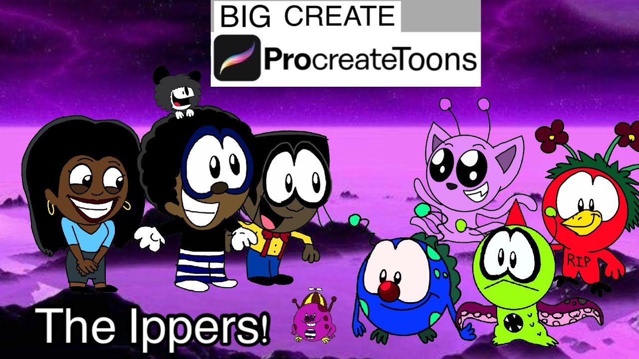 ProcreateToons short- the Ippers! - YouTube