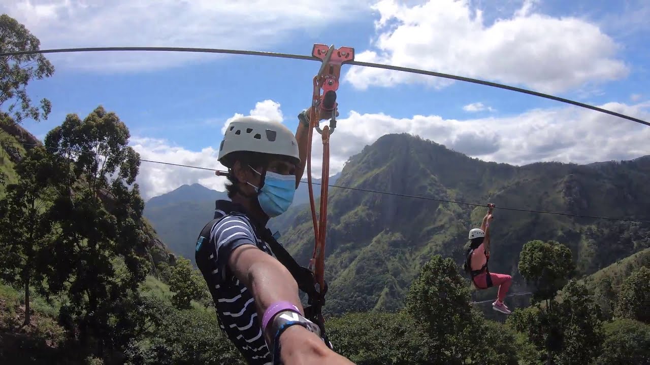 Mega Rawana Zip Line adventure Ella - YouTube