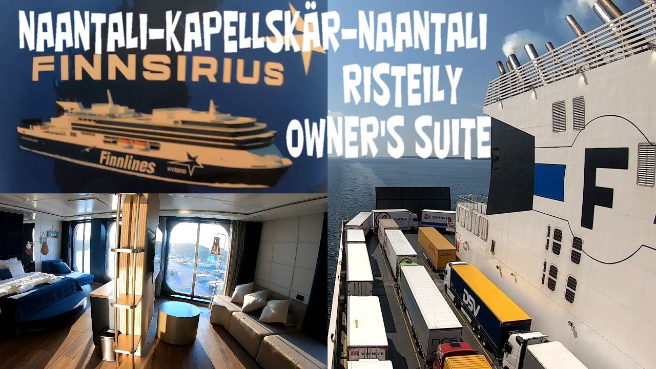 Finnlines Finnsirius risteily laivan kallein sviitti - YouTube