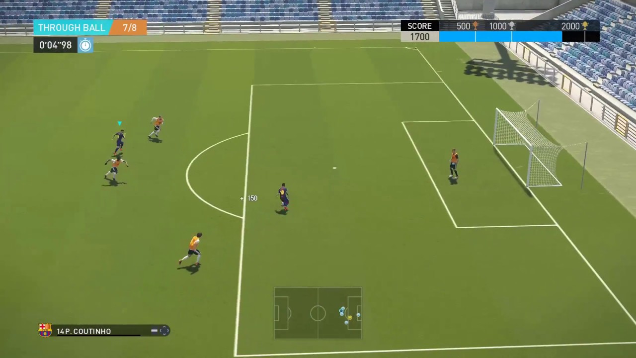 PES 2018 - Skills Training Get GP - Through Ball - Penalty Kick ...