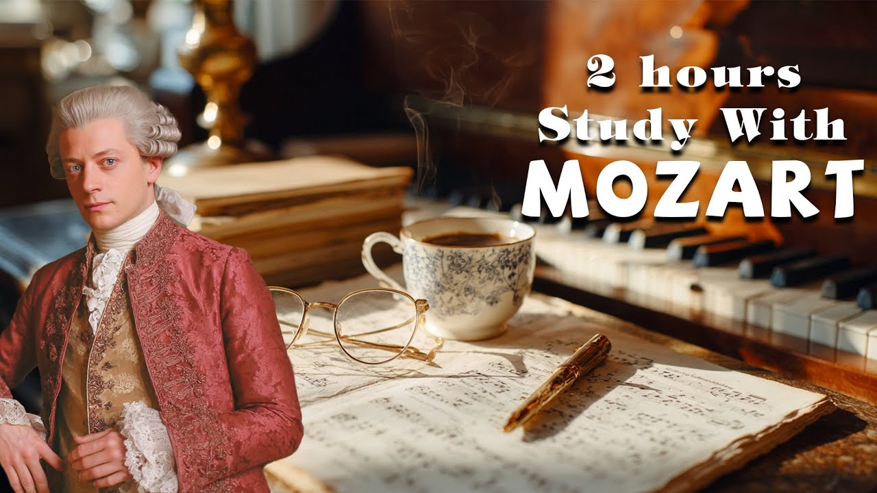 2 Hours Study With Mozart | Classical Music Learning & Creativity - YouTube