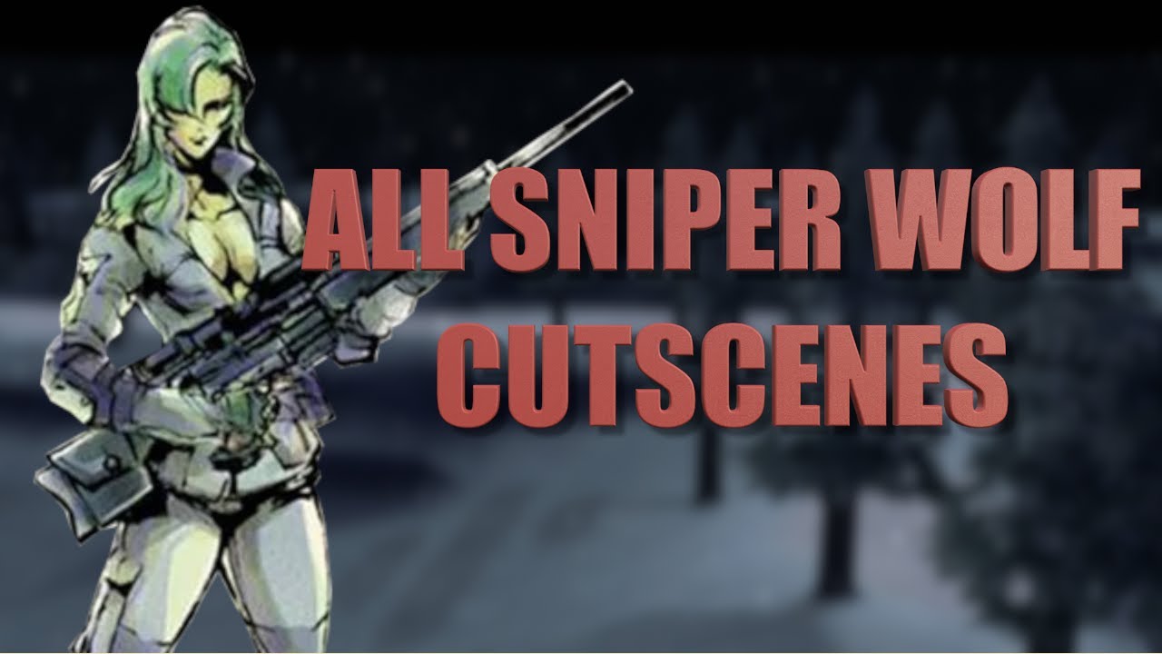 Metal Gear Solid: All Sniper Wolf Cutscenes - YouTube