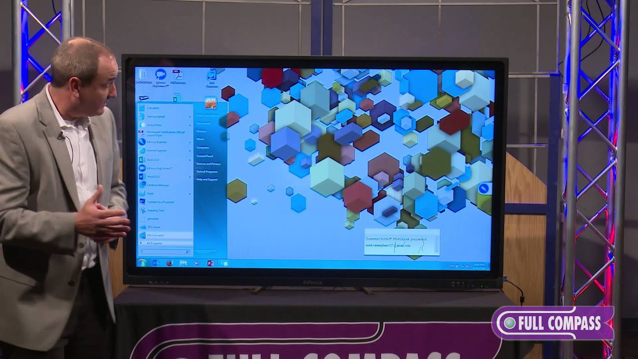 InFocus JTouch Touchscreen Display Overview | Full Compass - YouTube