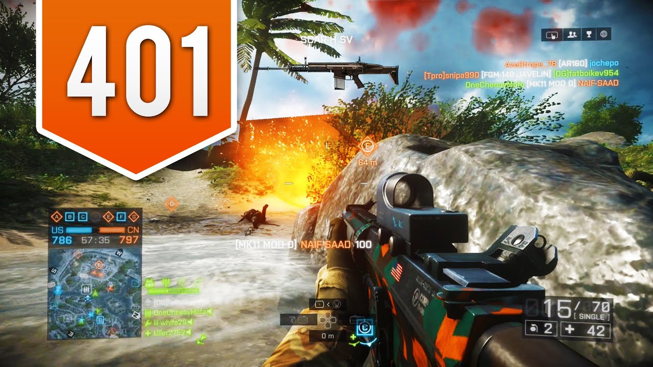 BATTLEFIELD 4 (PS4) - Road to Max Rank - Live Multiplayer Gameplay #401 ...