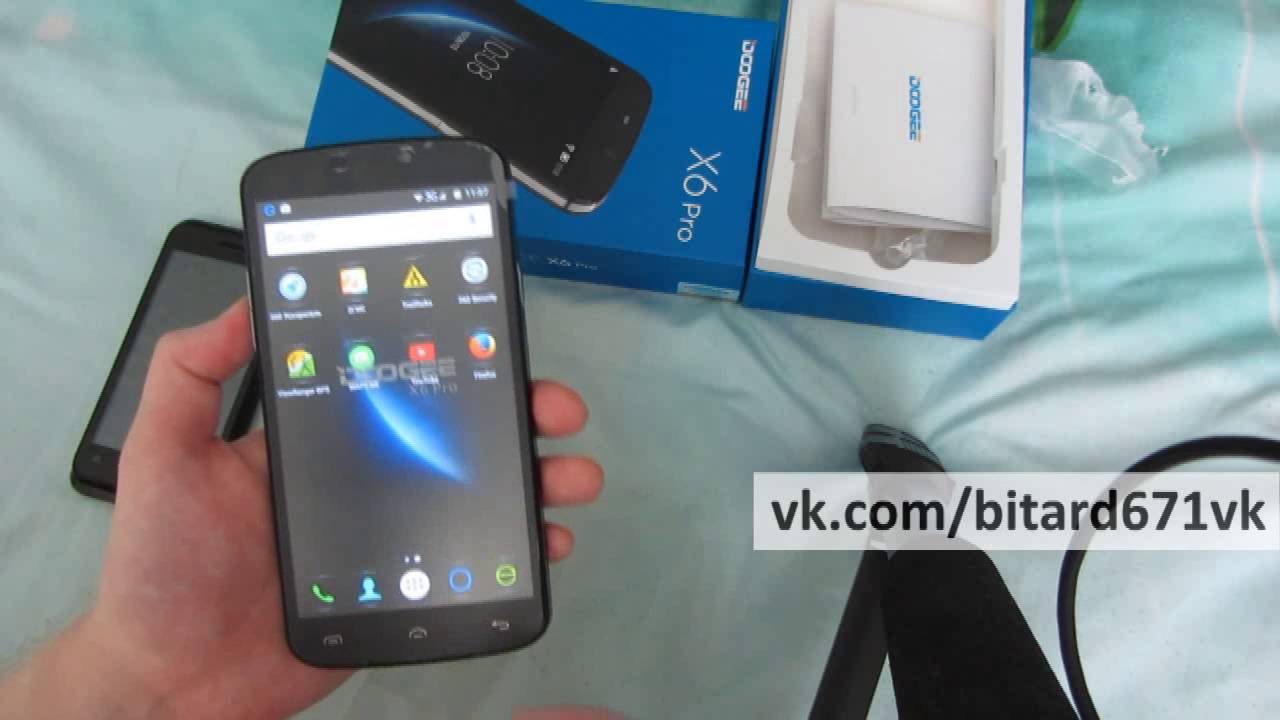 Doogee X6 PRO, первый взгляд - YouTube