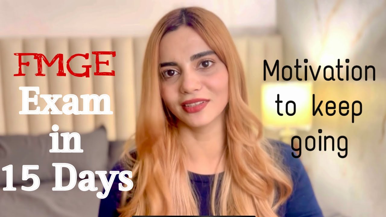 FMGE exam in 15 days | Motivation much needed | drteena | #fmge - YouTube