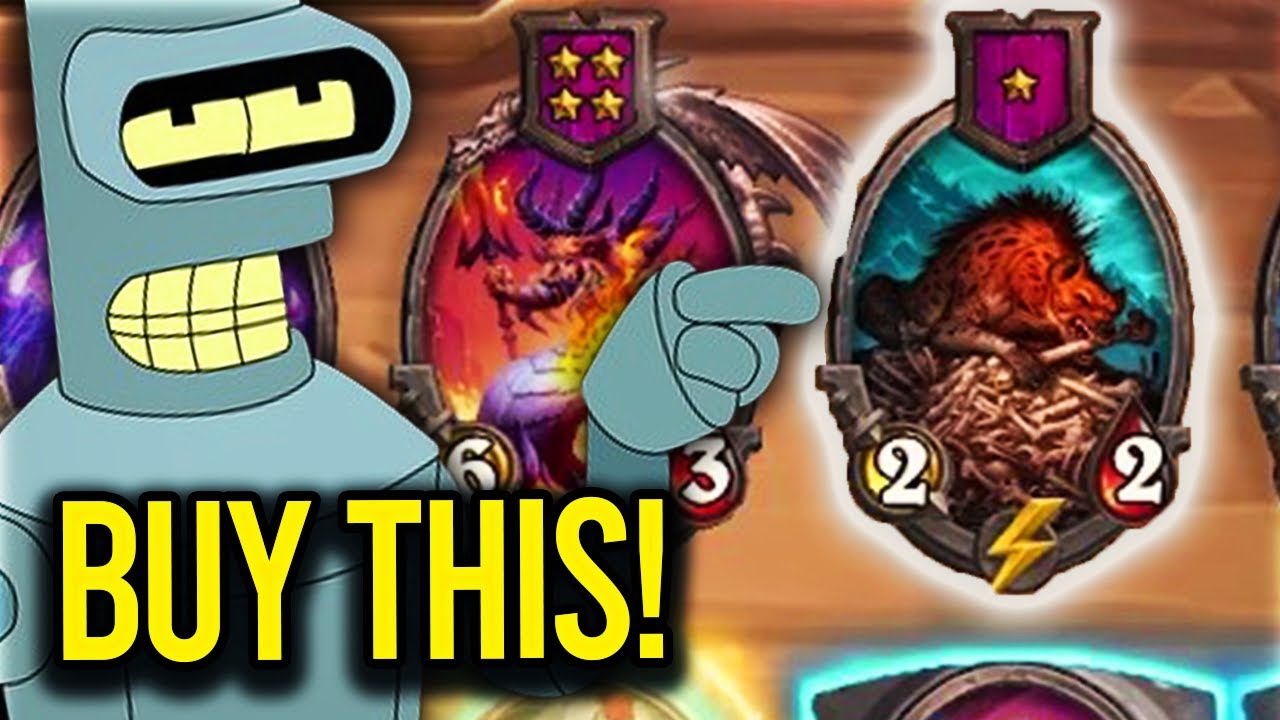 A Robot Tells Me What to Buy in Hearthstone Battlegrounds - YouTube