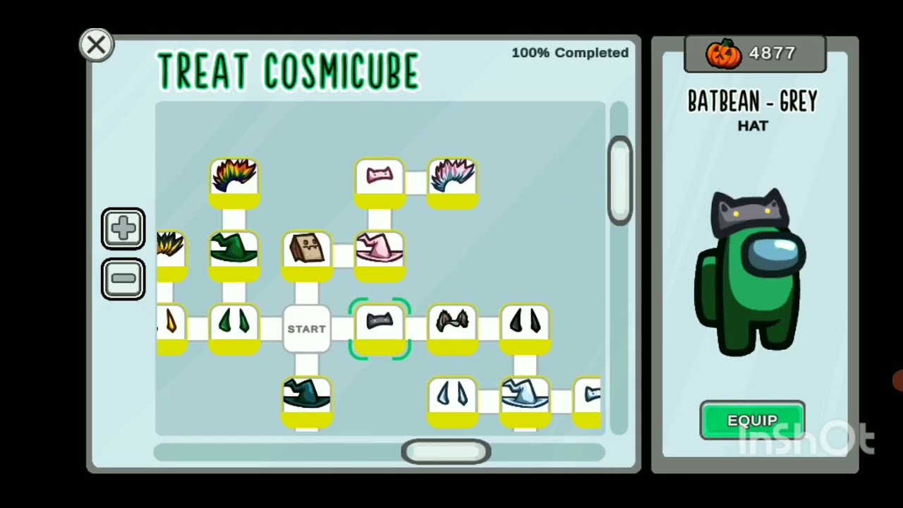 pusheen hat free in among us (treat cosmicube) - YouTube