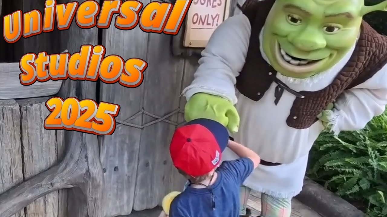 Universal Studios 2025/ SpongeBob, Shrek & Simpsons Fun! - YouTube