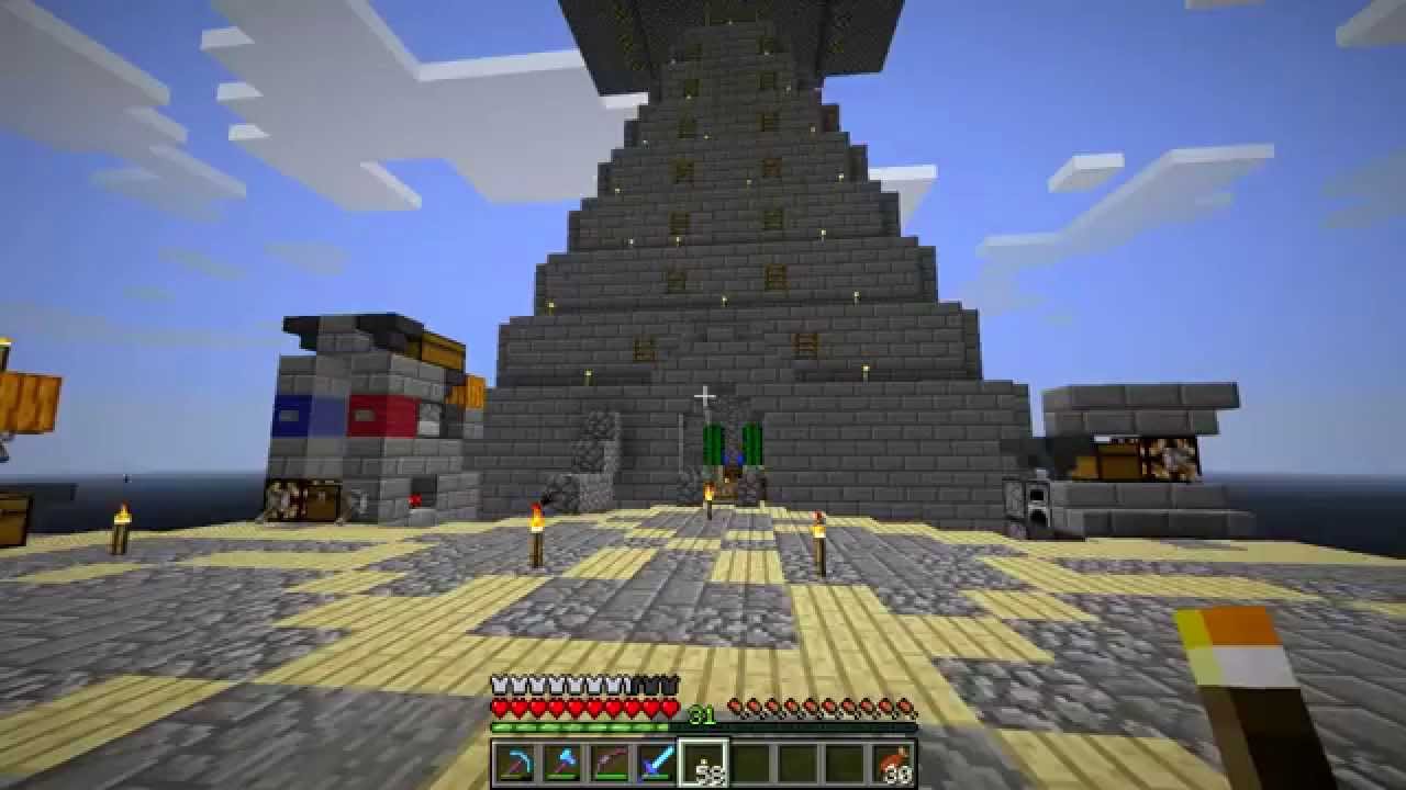 Skyblock - E26 - Iron Pyramid - YouTube