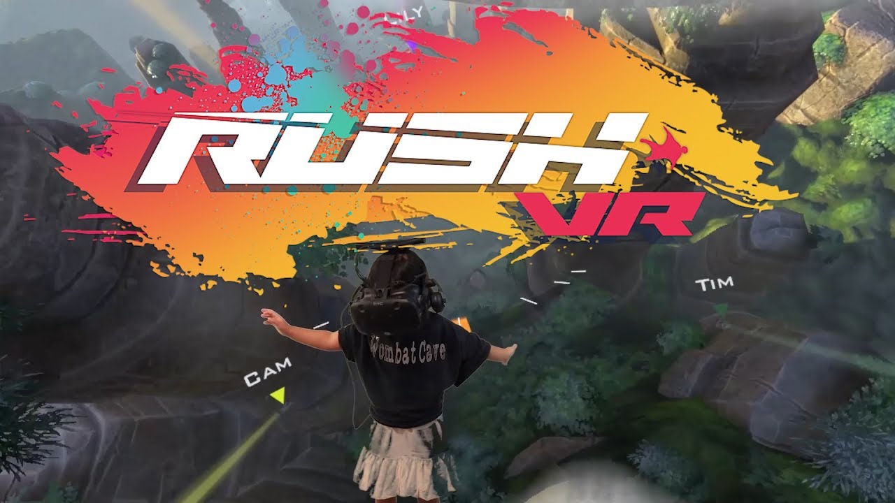 4 year old Rush VR Wireless HTC Vive Wingsuit Racing - YouTube