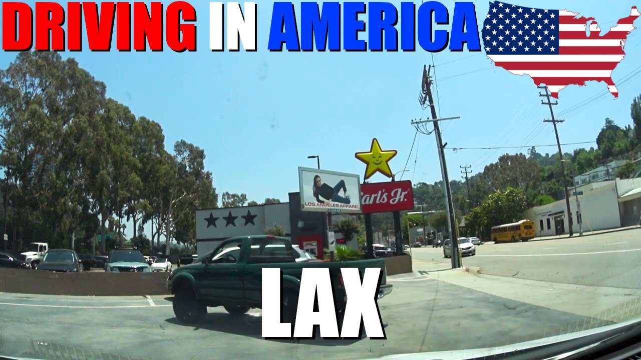 Driving in Los Angeles from Hilton Los Angeles/Universal City hotel to ...