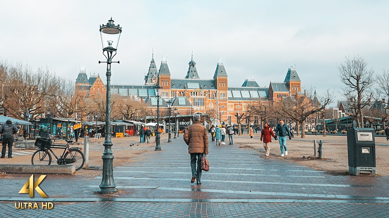 Beautiful Museum District Walk in Amsterdam // 4K - YouTube