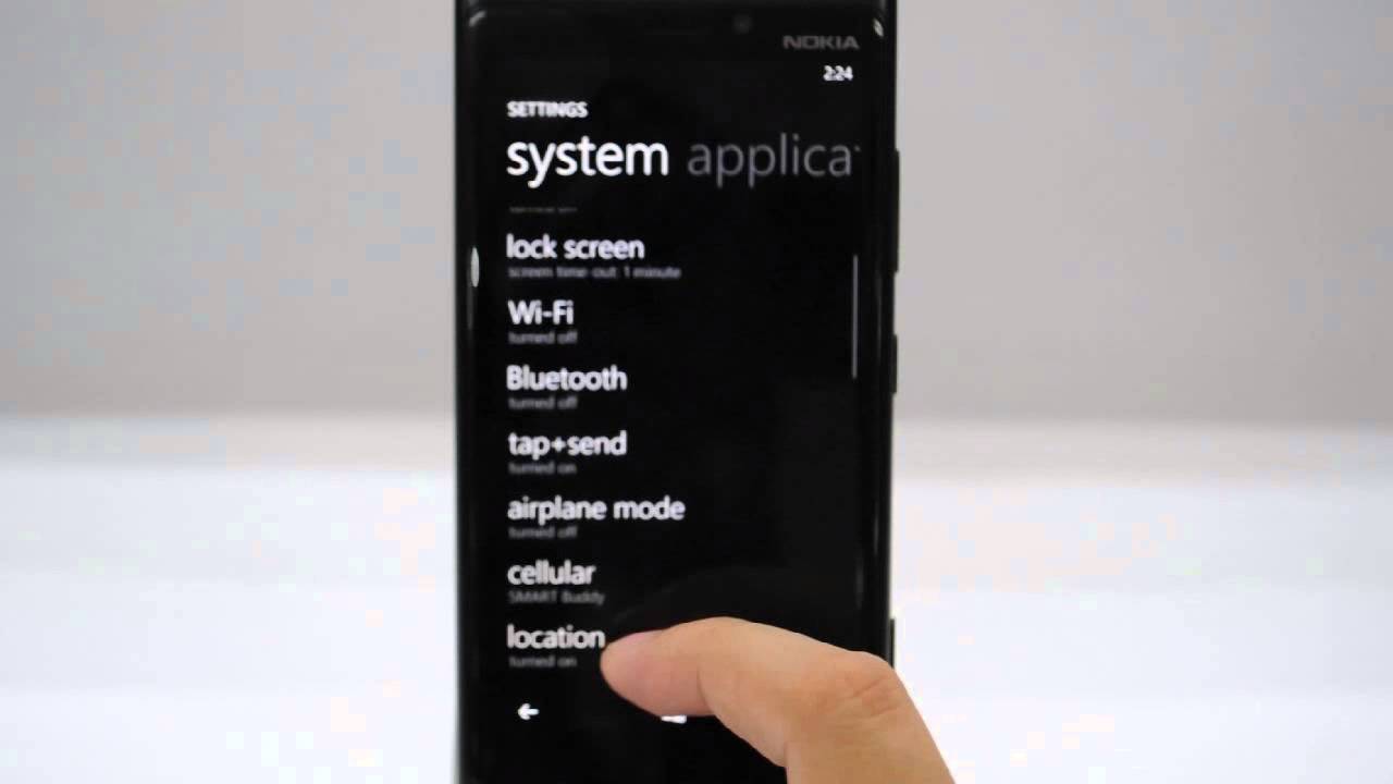 Nokia Lumia 920: Turn off / on data roaming services - YouTube