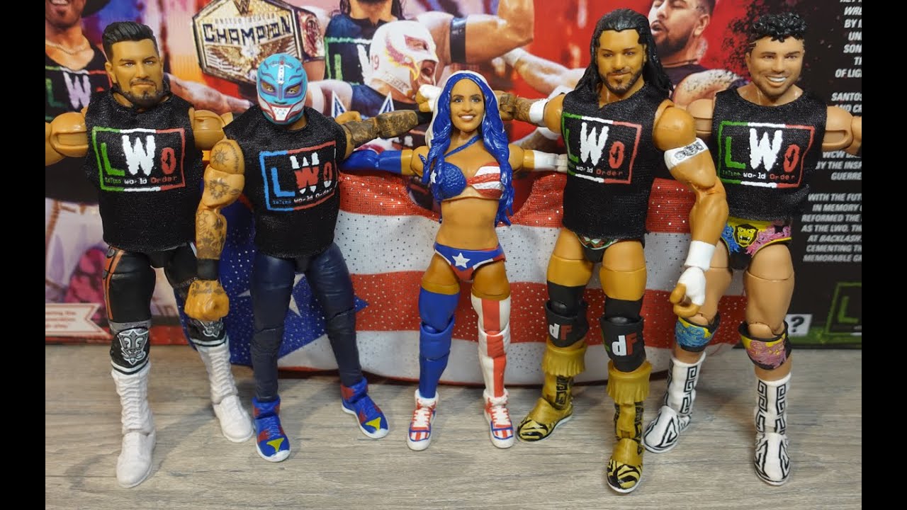 WWE Elite LWO Mattel Creations Exclusive 5 Pack review - YouTube