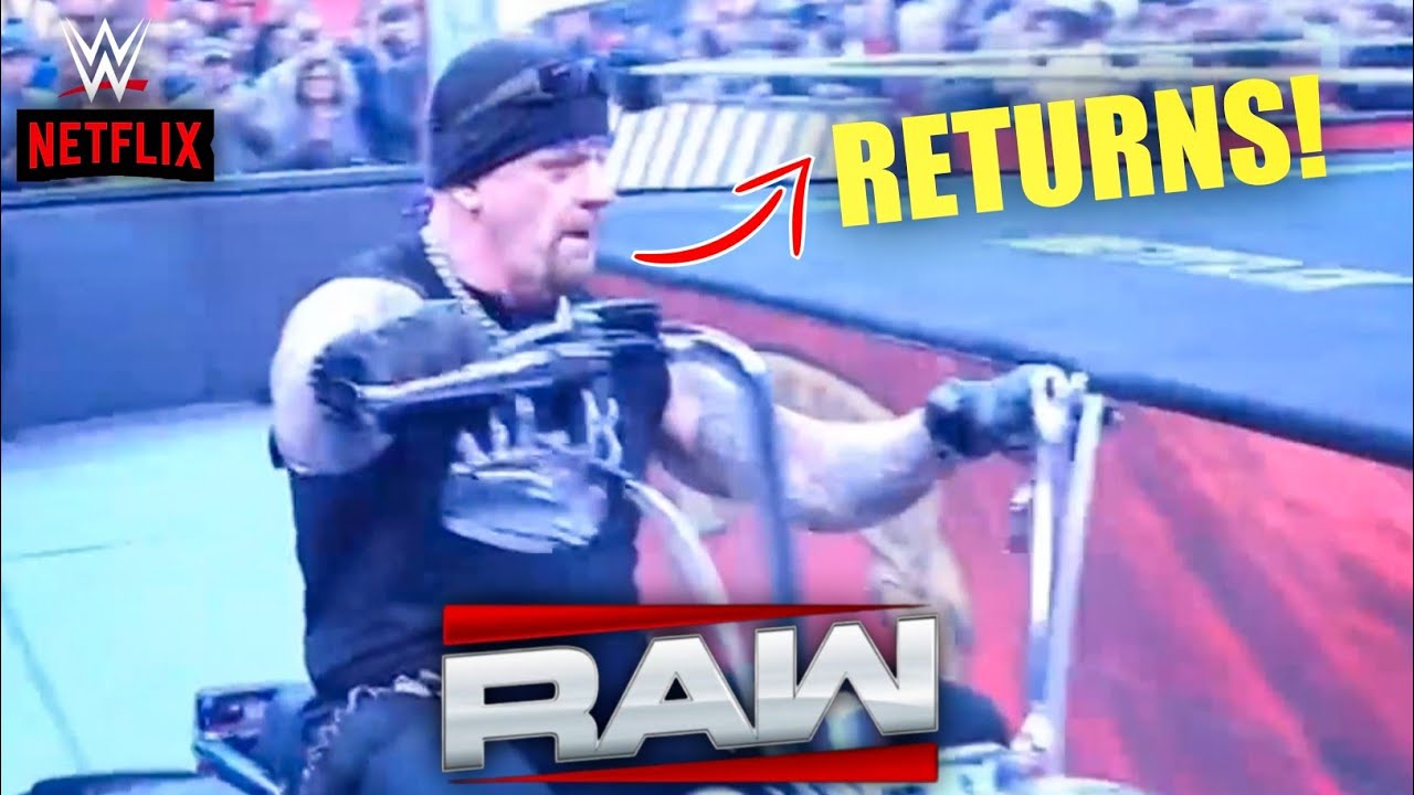 The Undertaker returns in Netflix debut Raw! - YouTube