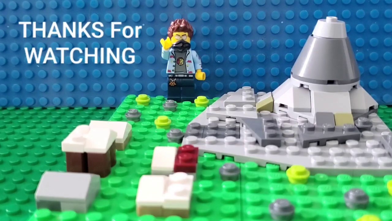 A volcano near a village Lego mini moc showcase - YouTube