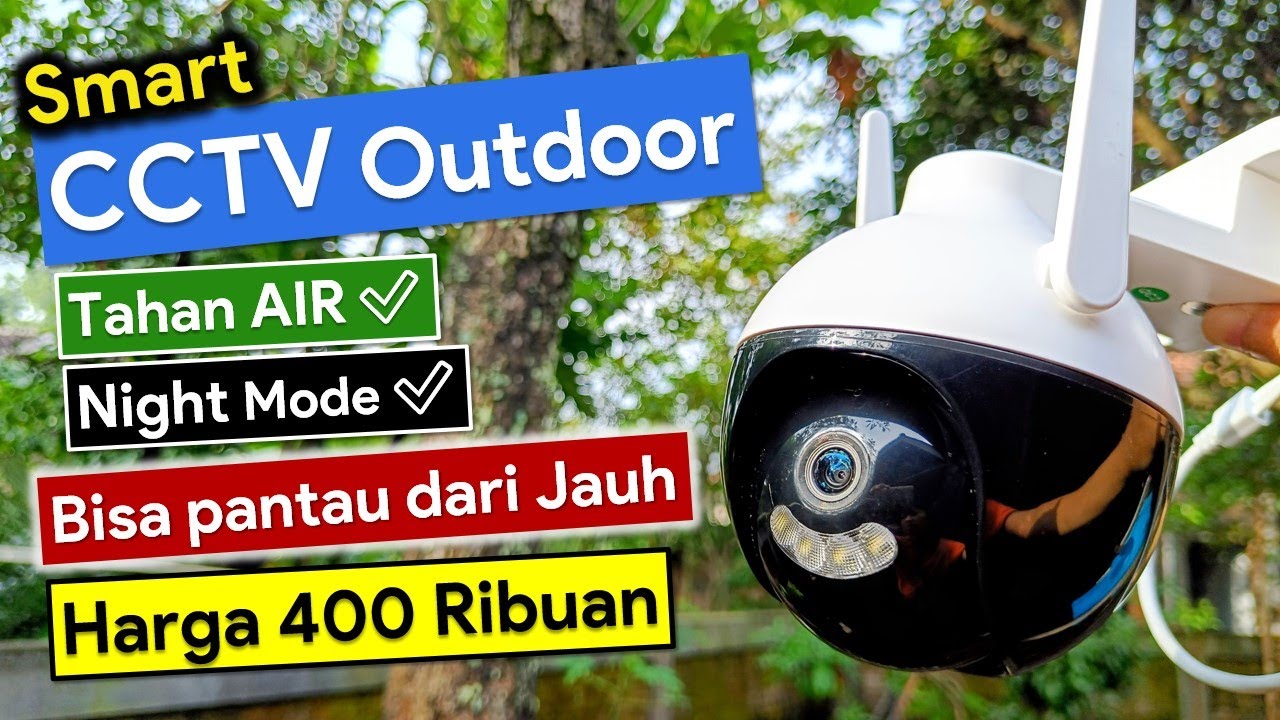 Kamera CCTV Outdoor Wifi Tahan Air murah bayak fitur - Ezsee Wifi Smart ...