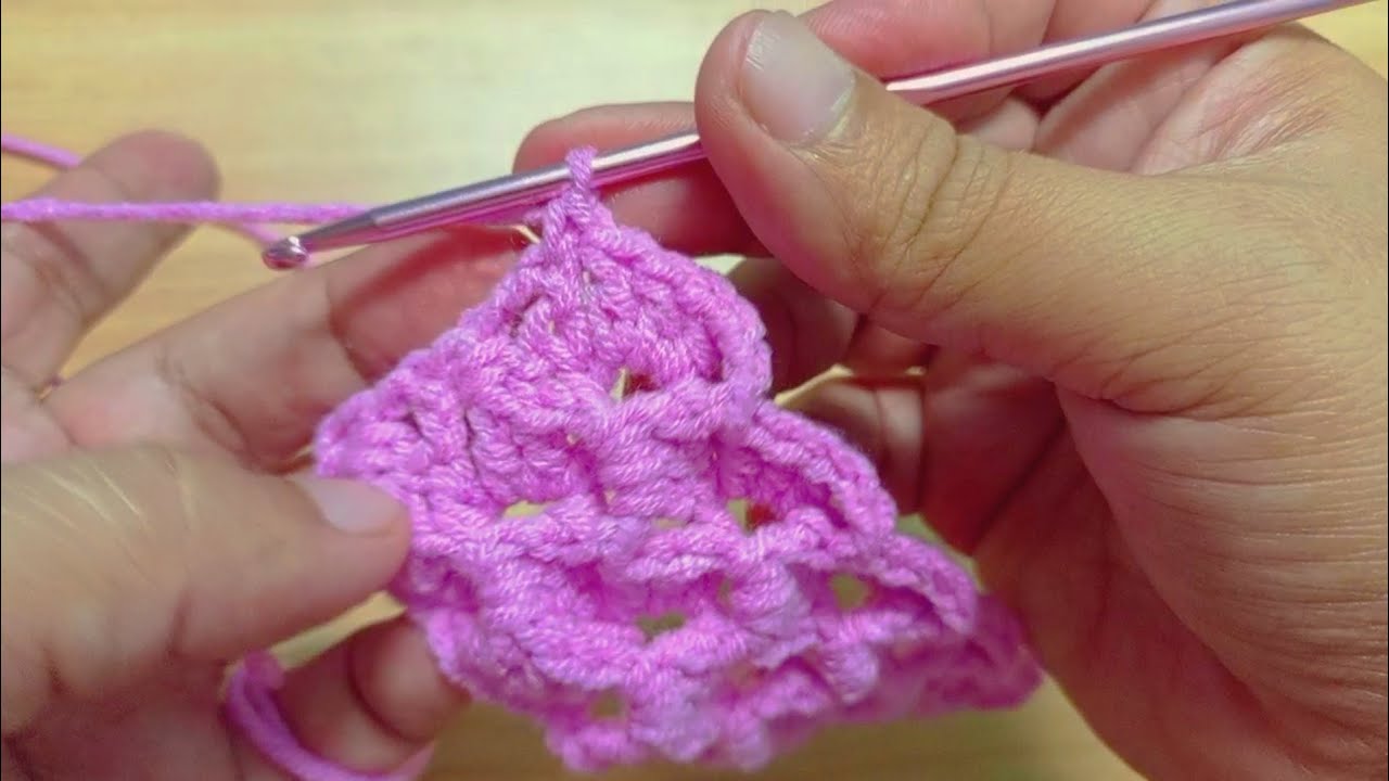 Super Easy!! And Beautiful Crochet Pattern Design Ideal For Blankets ...